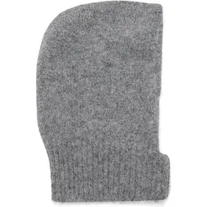 Mango Knit Balaclava - Medium Heather Grey
