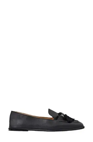 Andre Assous Pandora Tassel Loafer - Black