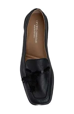 Andre Assous Pandora Tassel Loafer - Black