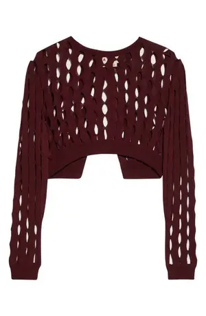 Marni Perforated Crewneck Pullover