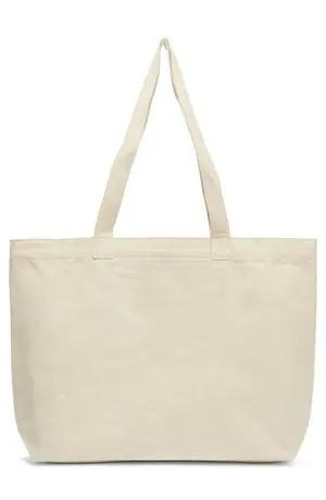 Barbour Script Cotton Canvas Tote