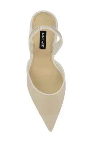 Nine West Kansy Slingback Pump - Off White