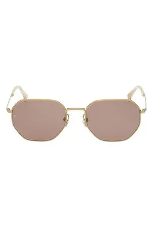 Rag & Bone Geometric Sunglasses - Bronze/bone Horn/brown