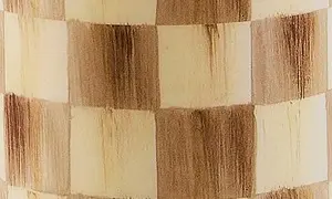 MACKENZIE-CHILDS Check 9-inch Flameless Pillar Candle