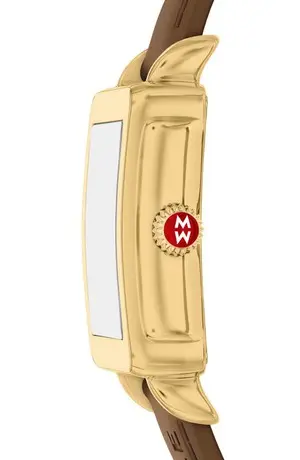 Michele Deco Sport Mid Silicone Strap Watch
