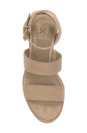 Vince Camuto Esmia Ankle Strap Platform Wedge Sandal