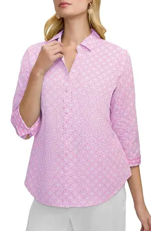 Foxcroft Spread Collar Shirts For Women