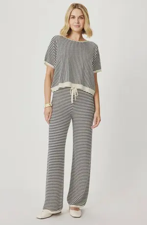 Splendid Christa Stripe Sweater Pants