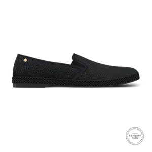 Rivieras Classic Mesh Slip-on Loafer - Black