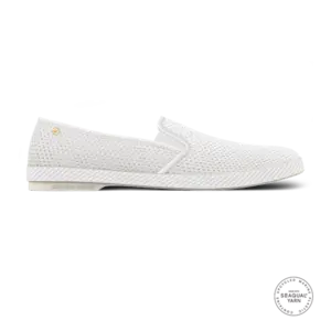 Rivieras Classic Mesh Slip-on Loafer - White