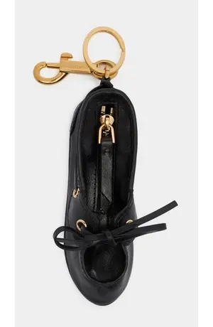 Bally Plume Loafer Key Holder - Black