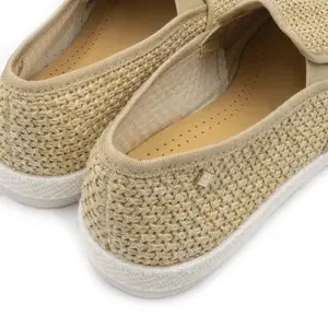 Rivieras Raffia Slip-on Loafer - Beige