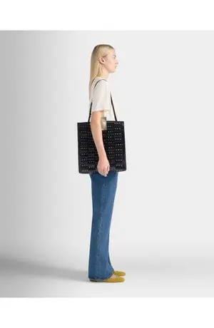 Bally Anni Studded Leather Tote