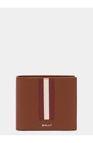 Bally Ribbon Id Coin Wallet - Brown