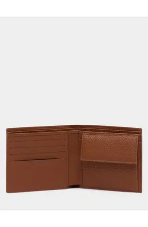 Bally Ribbon Id Coin Wallet - Brown