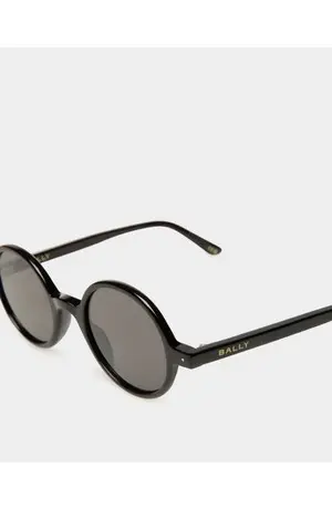 Bally Otto Round Frame Sunglasses - Black