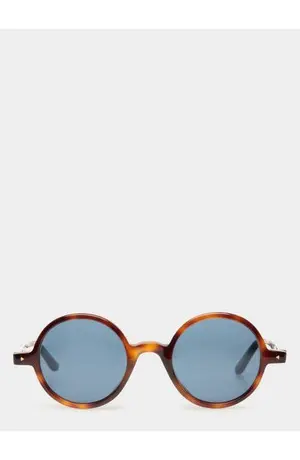 Bally Otto Round Frame Sunglasses Brown