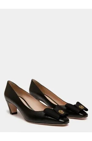 Bally Leather Pump With Bow Detailing