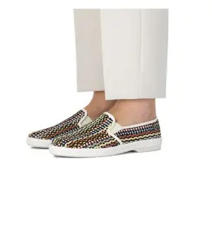 Rivieras Lord Woven Leatherette Slip-on Loafer - Multi