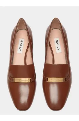 Bally Deco Leather Pumps