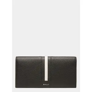 Bally Ribbon Continental Wallet - Black