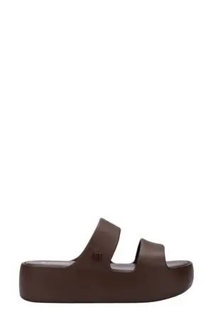 Melissa Free Line Platform Slides - Bronze