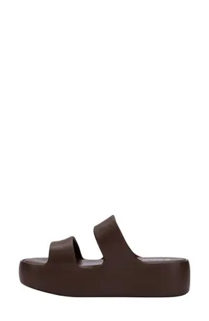 Melissa Free Line Platform Slides - Bronze