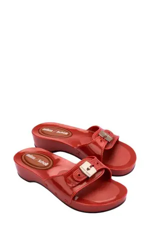 Melissa X Scholl Pescura Platform Slides - Red