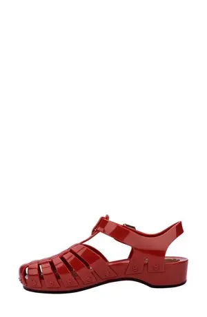 Melissa X Scholl Possession Pescura Ankle Strap Platform Fisherman Sandal - Red