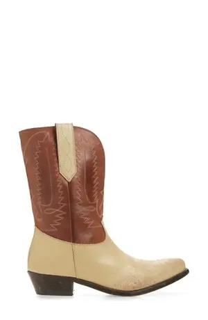 GOLDEN GOOSE Wish Star Low Western Boot