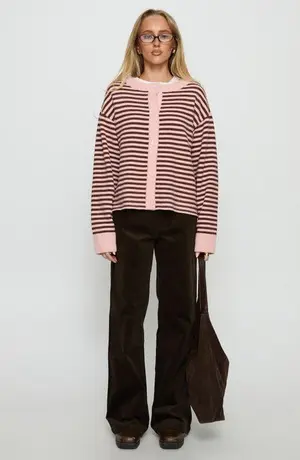 Princess Polly Darnelle Stripe Cardigan