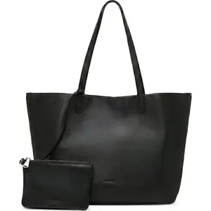 AIMEE All For Love Convertible Leather Shopper Bag - Black