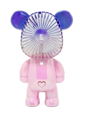 TREND TECH Bear Fan - Jelly Pink