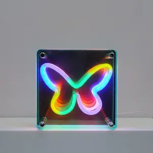 TREND TECH 3d Acrylic Infinity Mirror Sign - Butterfly