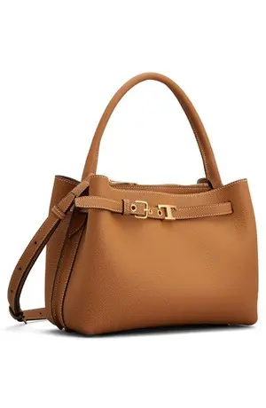 TOD'S Mini T Timeless Leather Top Handle Bag