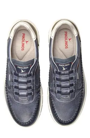 Pikolinos Salamanca Leather Sneaker - Blue