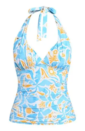 La Blanca Halter Tankini Top