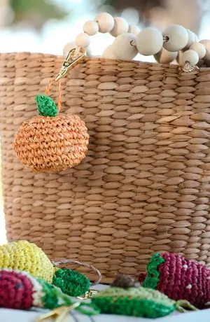 Likhâ Raffia Bag Charm