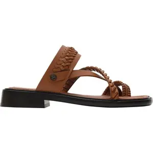 BURBERRY Leather Baez Sandals