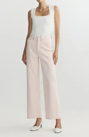 DL1961 Karmine Refined Wide Leg Ankle Jeans