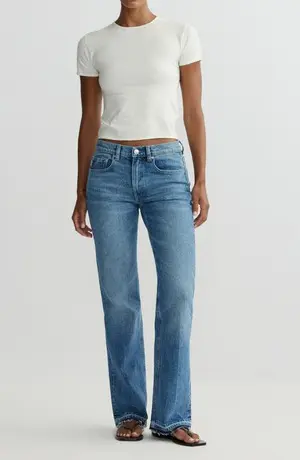 DL1961 Bella Mid-rise Slim Bootcut Jeans