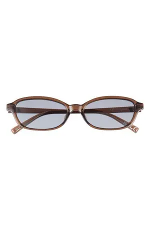 Le Specs Honey Pot 55mm Oval Sunglasses Cocoa/smoke Tint