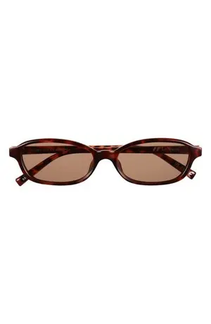 Le Specs Honey Pot 55mm Oval Sunglasses Tortoise