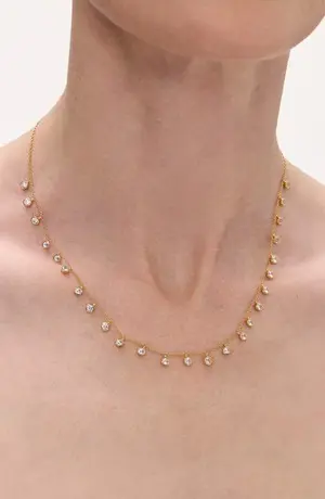 DEAN DAVIDSON Orsay Charm Necklace - Clear Cz