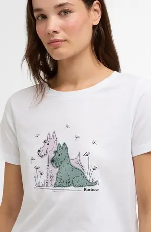 Barbour Clover Cotton Graphic T-shirt