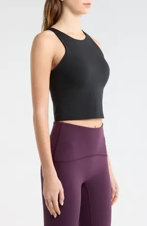 Spanx High Neck Crop Tank