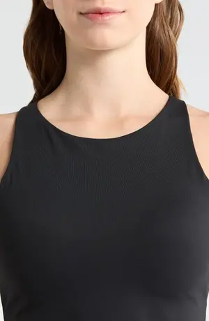 Spanx High Neck Crop Tank