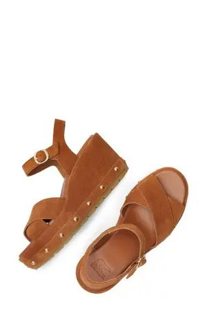 Sorel Sunpeak Ankle Strap Wedge Sandal