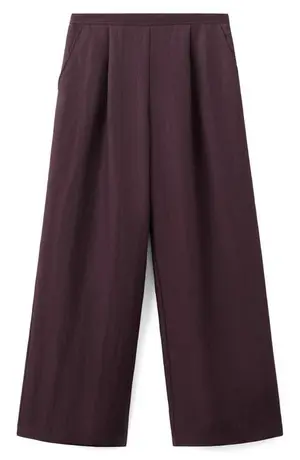 Mango Pleated Palazzo Trousers