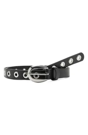 Mango Thin Eyelets Belt